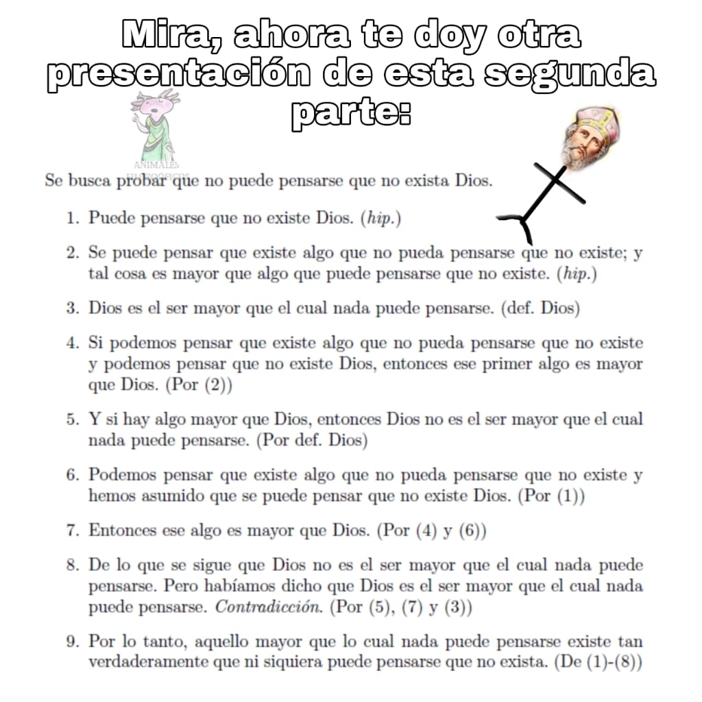 San Anselmo y su argumento ontológico :: Animales Filozoóficos