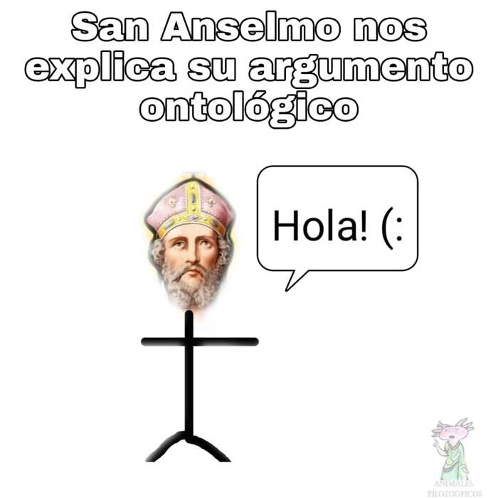 San Anselmo y su argumento ontológico :: Animales Filozoóficos